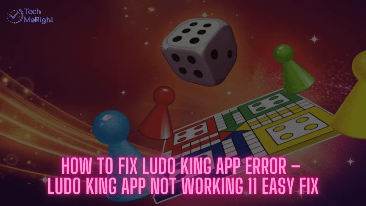 How to Fix Ludo King App Error - TechMeRight | Blogs on Tech Trend